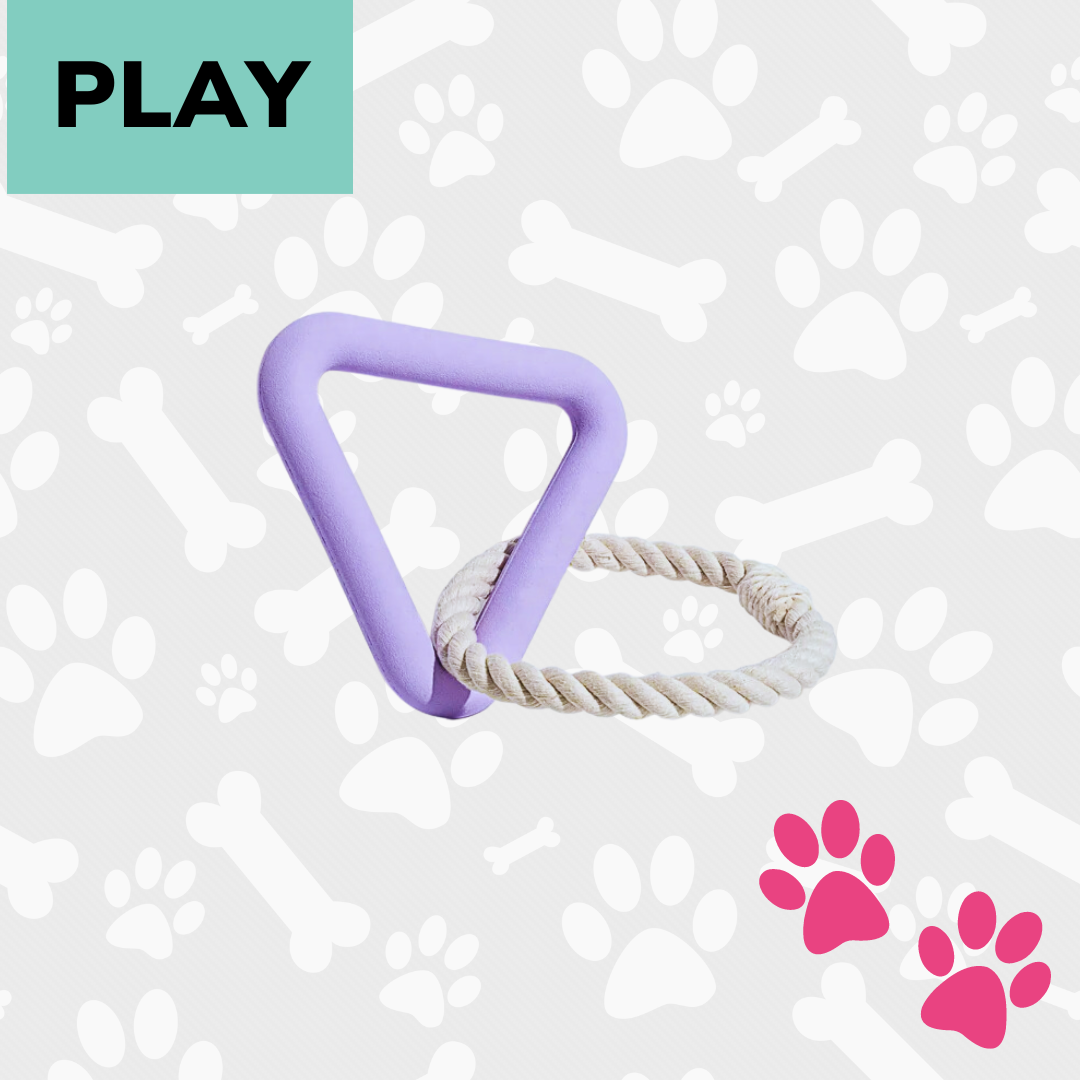 Triangle Rope Pull Toy – Mind Game of the Month